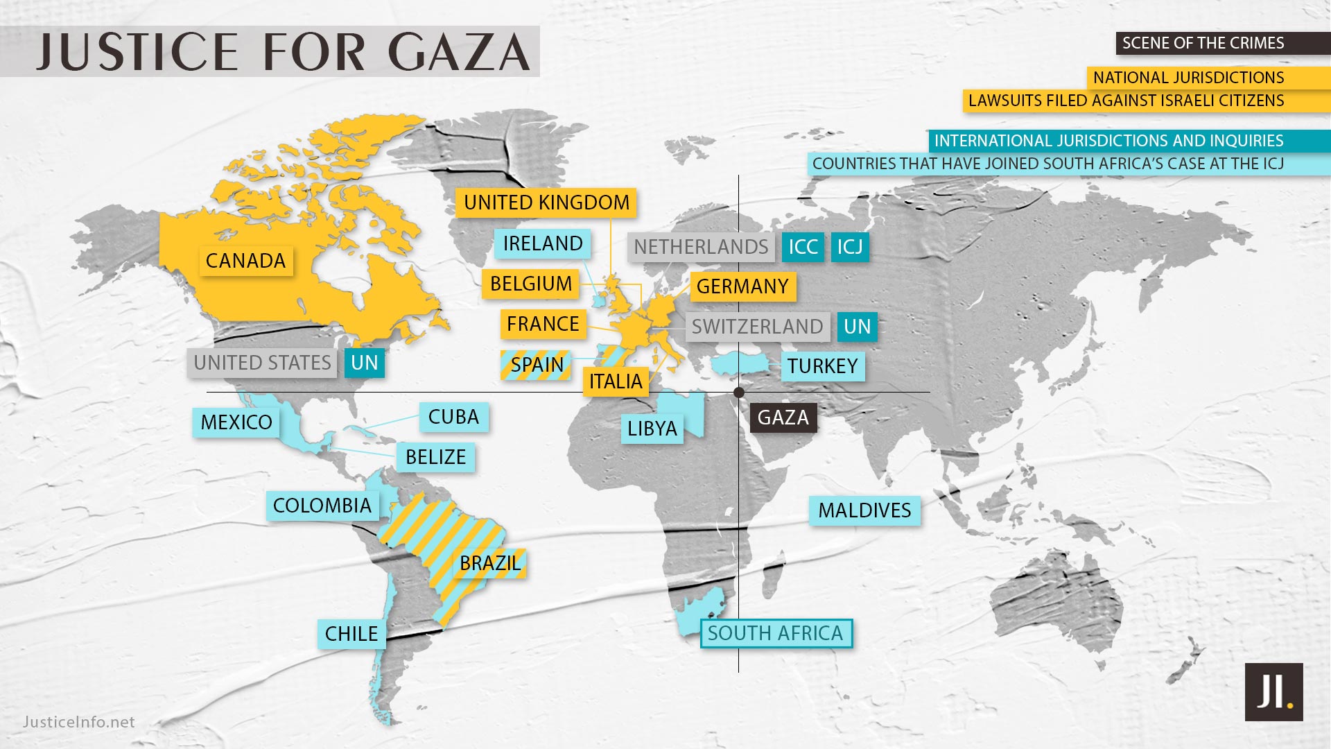 Justice for Gaza: Who is doing what? – An Infographic by Justice Info ...